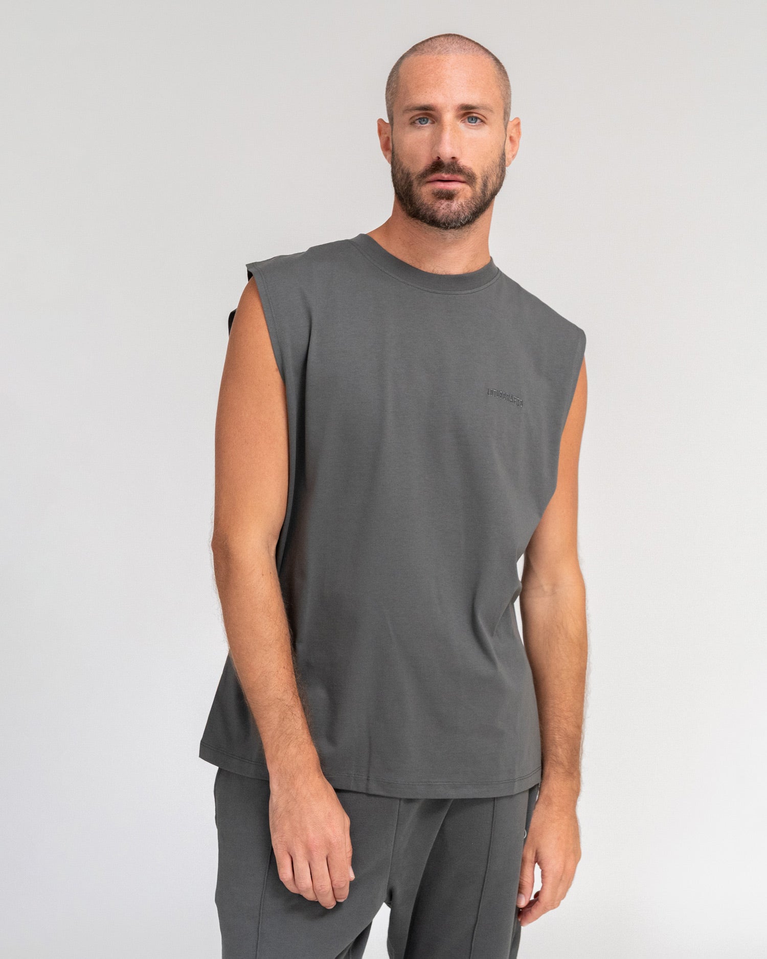REID Mens Tank-Top Stone Blue